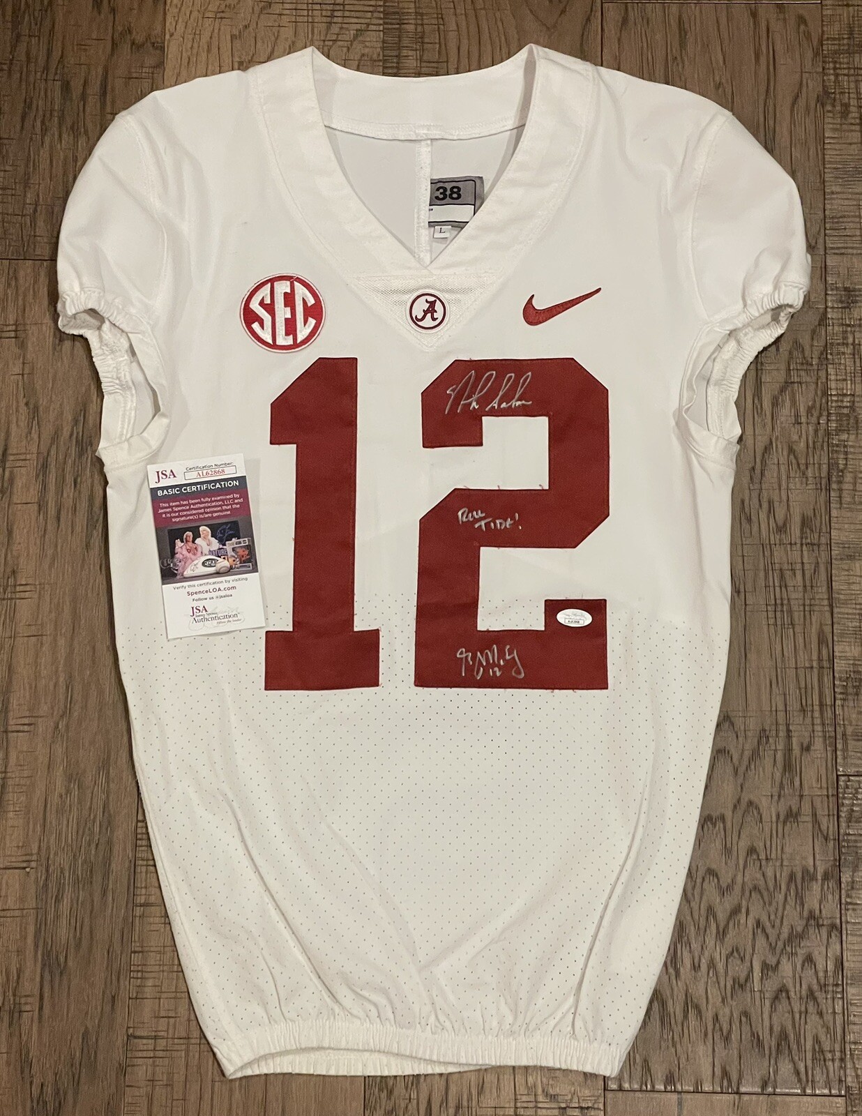 Nick Saban | Autographed Football Memorabilia & NCAA Merchandise