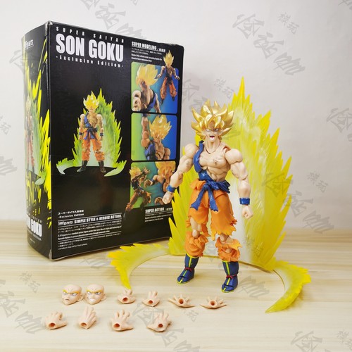 New SHF Super Saiyan Son Goku Exclusive Edition Action Figure Box Set ...