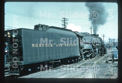 Duplicate Slide N&W Norfolk & Western 2-8-8-2 Y5 2107 Action | eBay