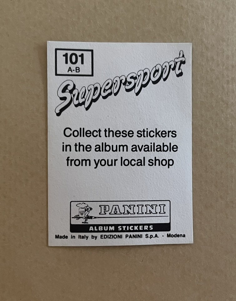 Carl Lewis/Sebastian Coe - Panini Supersport Sticker (1987) - NO.101 | eBay