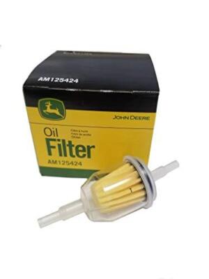 John Deere Original Equipment Fuel and Oil Filter Kit AM125424/AM116304 ...