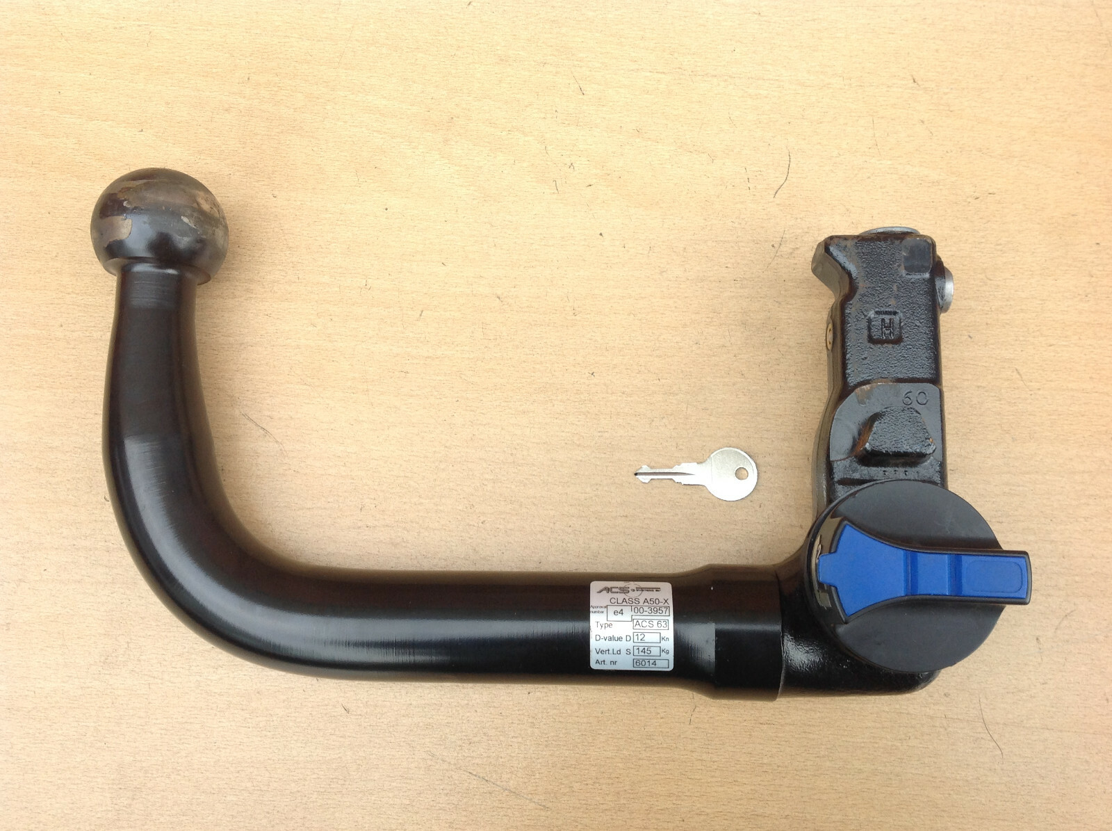 FORD KUGA DETACHABLE TOW TRUST ACS 63 TOW BAR TOWBAR QUICK RELEASE 2008 ...