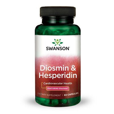 Swanson Diosmin & Hesperidin Dietary Supplement - Features Diosvein ...