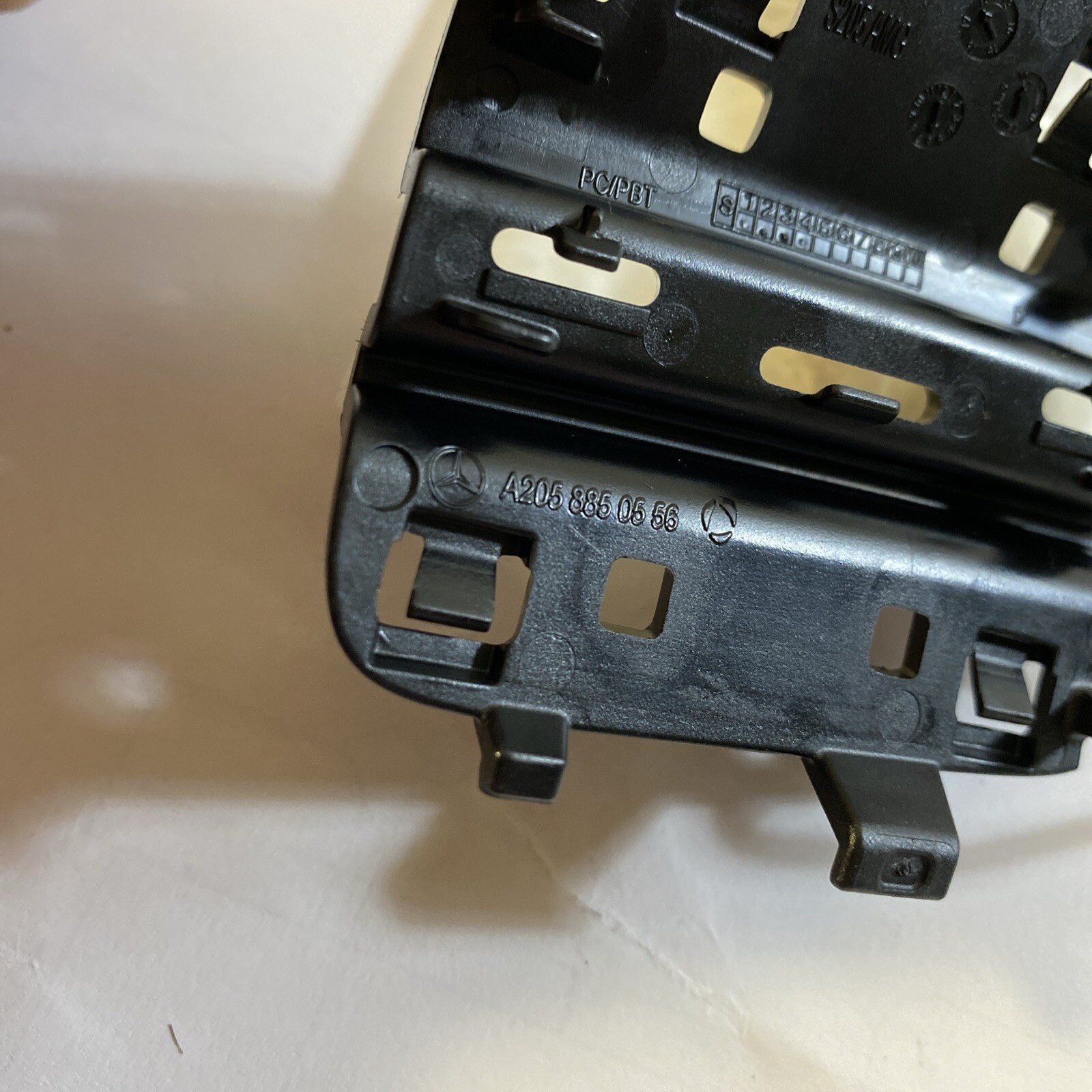 MERCEDES W205 C COPERTURA GANCIO TRAINO PARAURTI POSTERIORE OEM ...