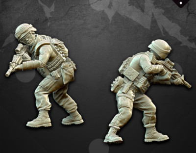 Black Hills Games Modern Miniature US Marine Corps LMG Soldier USMC ...