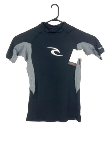 Rip Curl UV Sun Protection Tee Spandex Water Surfing Rash Vest T Shirt ...