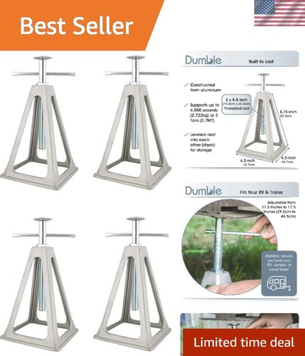 Durable 2-Ton RV Stabilizer Jacks - Heavy Duty Leveling Blocks for Safe ...