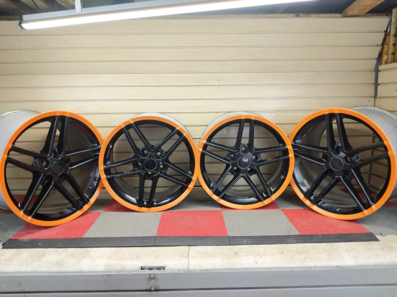 2006-2008 C6 Corvette Z06 USA Wheels Set of 4 Front 18x9.5 - Rear 19x12 ...