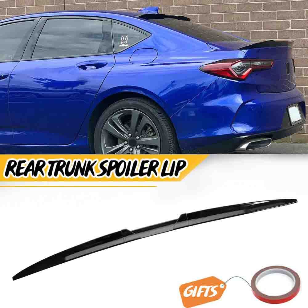 For Acura TLX ILX 2013-2022 Gloss Rear Roof Trunk Spoiler Lip Tail Wing ...