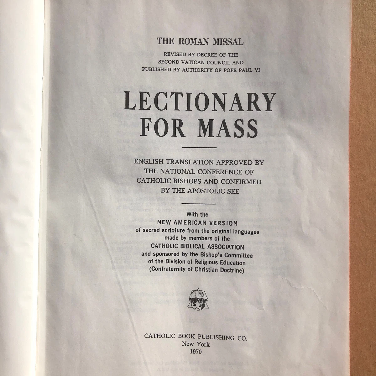 Roman Catholic Lectionary