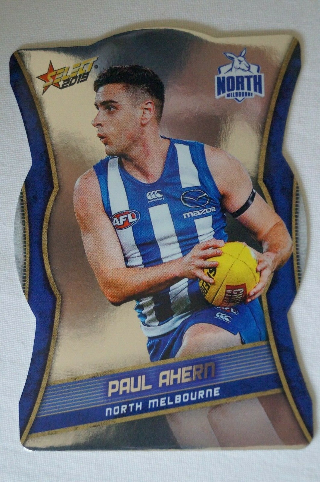 North Melbourne AFL Collectable Select Silver Die Cut Football Card ...
