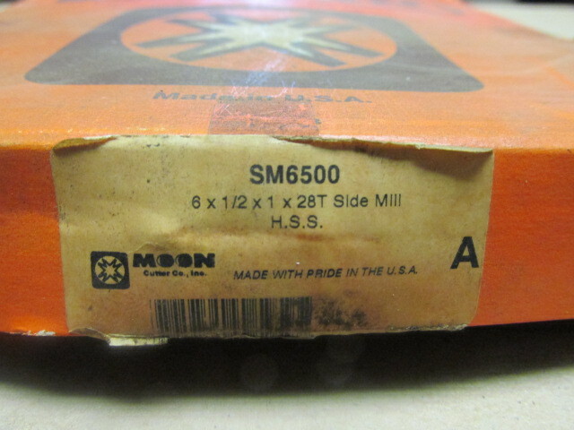 New Moon Cutter Co. Inc SM6500 6 X 1/2 X 1 28T Side mill H.S.S | eBay