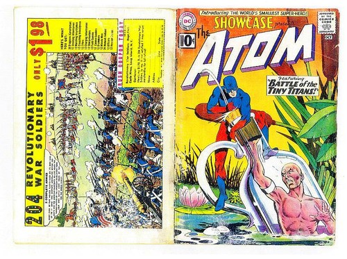 Facsimile reprint covers only to SHOWCASE # 34 - THE ATOM - 1961 Silver ...