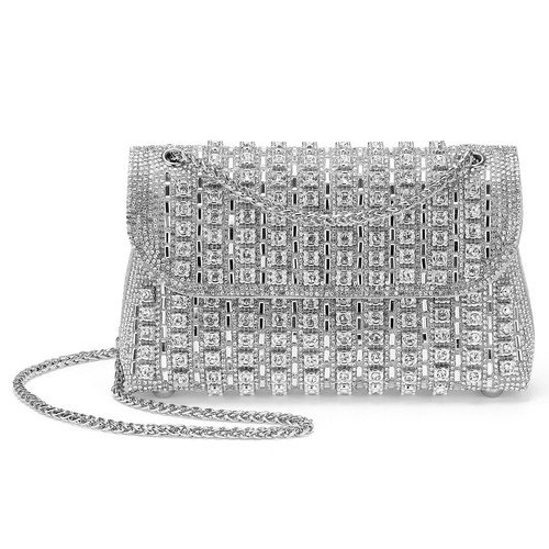 Evening Bags Clutch Purses for Women, Rhinestones Purse Shoulder Bag ...