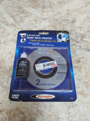 Discwasher CDL2 Talking CD Laser Lens Cleaner New See | eBay
