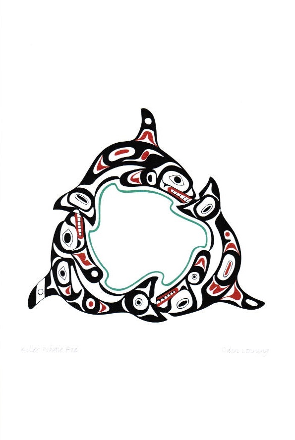 Tlingit Orca Tattoos Whale Tribal Stock Illustrations – 1,049 Whale