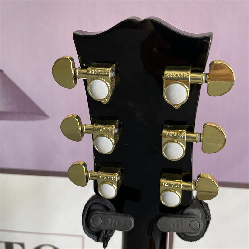 Factory Sunburst 43 Inch Electric Acoustic Guitar J200 Jumbo Solid ...