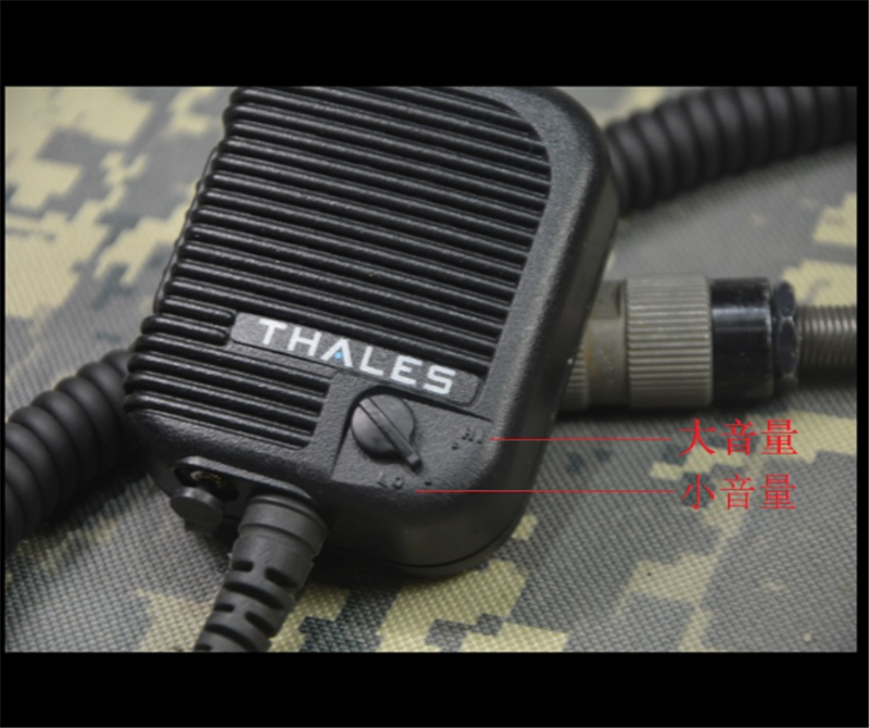 US Ship!!Hand Microphone Military 6-Pin Speaker Mic PTT for TCA PRC152 ...