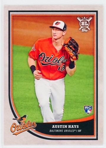 2018 Topps Big League Baseball Austin Hays RC #77 | eBay