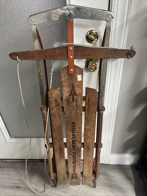 Vintage Gladding American Flyer Snow Sled F948 | eBay