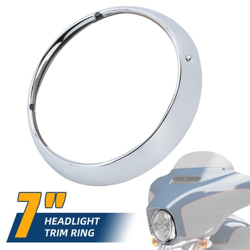7" Headlight Trim Ring For Harley Touring Road King Electra Glide ...