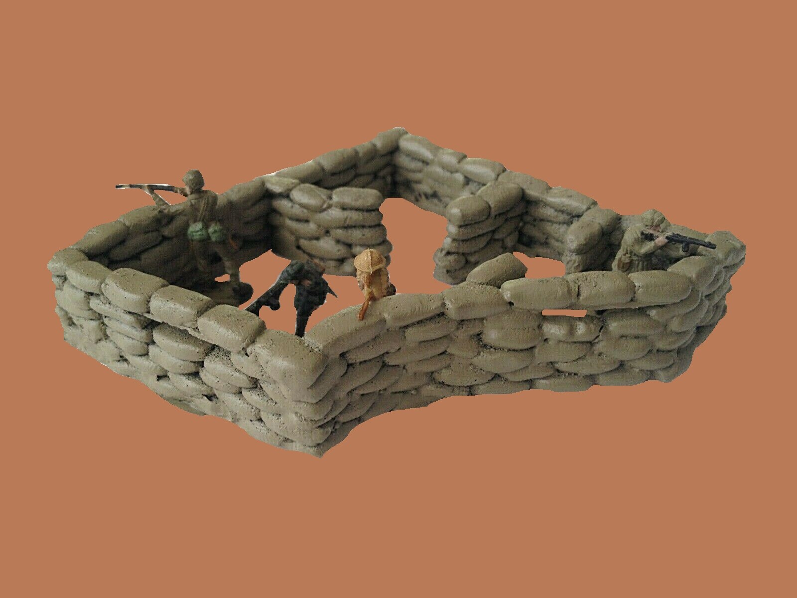 Sandbag Position 2 Machine Gun 1/72 scale 20mm | eBay