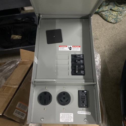 Siemens TL137US Talon Temporary Power Outlet Panel with a 20, 30, and ...