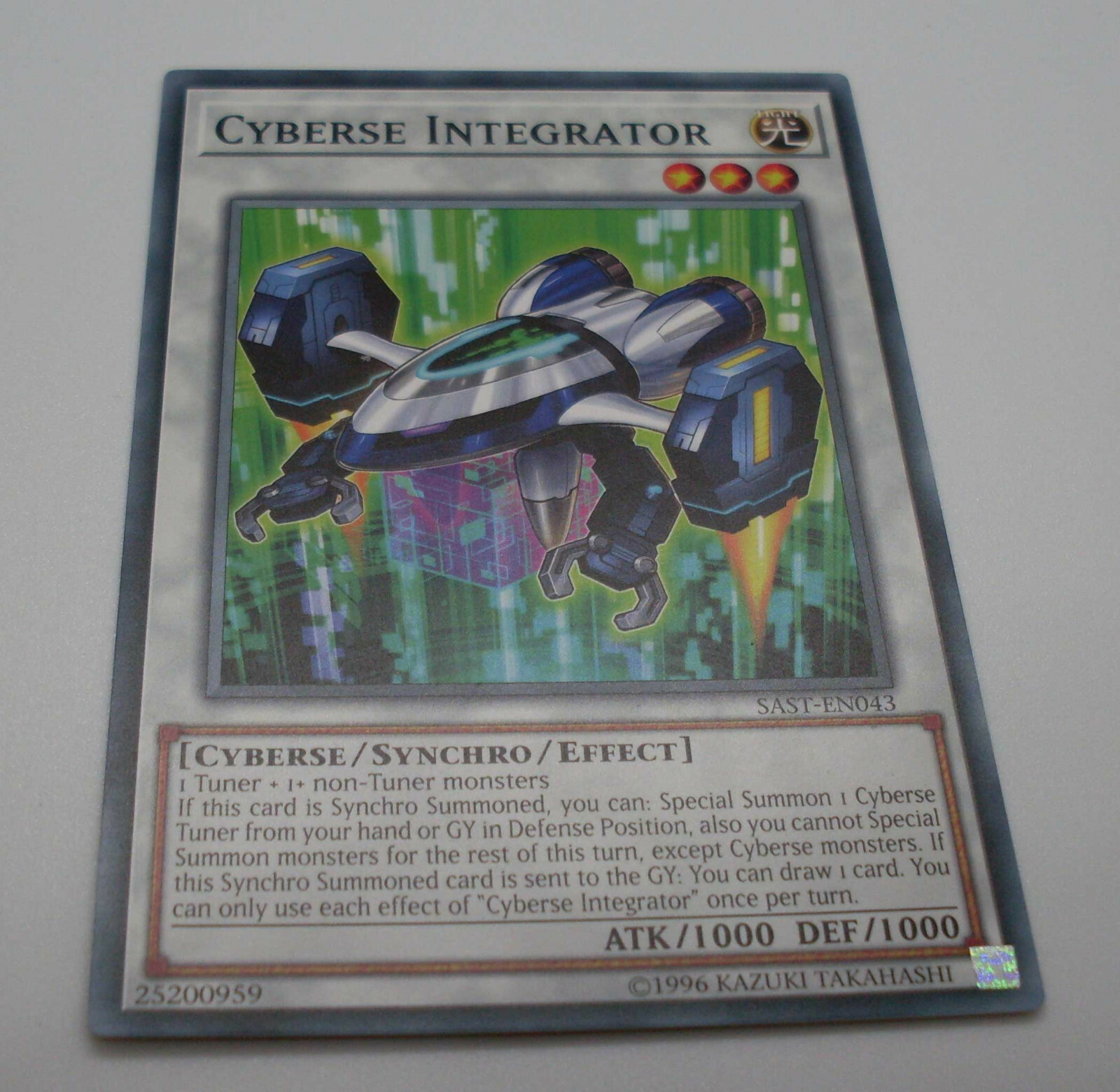 Yu-Gi-Oh Karte - Cyberse Integrator - Cyberse / Synchro / Effect ...