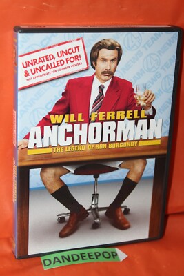 Anchorman: The Legend of Ron Burgundy DVD 2004 Extended Edition ...