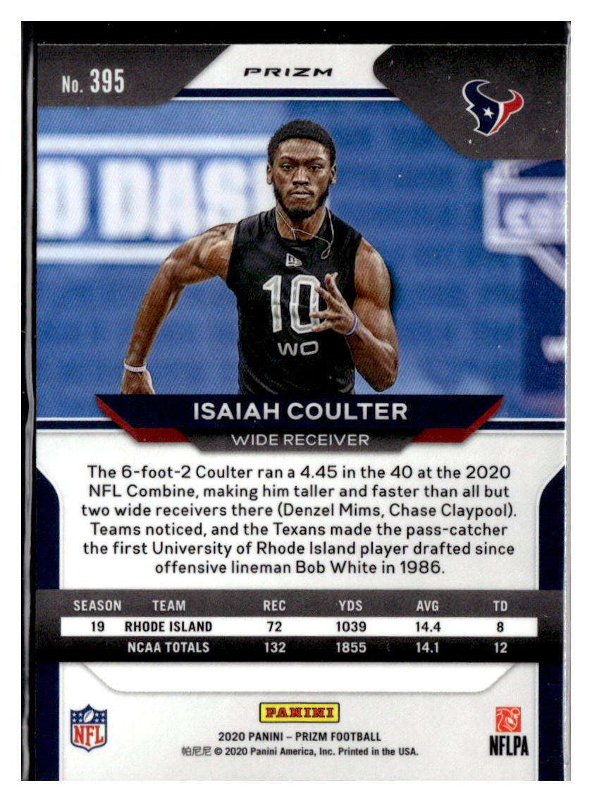 2020 Panini Prizm #395 Isaiah Coulter Orange Disco RC Titans | eBay