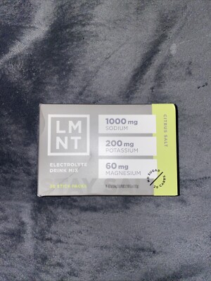 LMNT Zero-Sugar Electrolytes - Citrus Salt Hydration Powder Packets ...