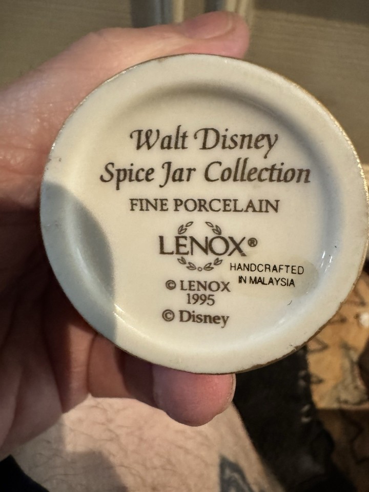 Walt Disney Lenox Spice Jar Collection, Full Set 24 Jars, Plus the ...