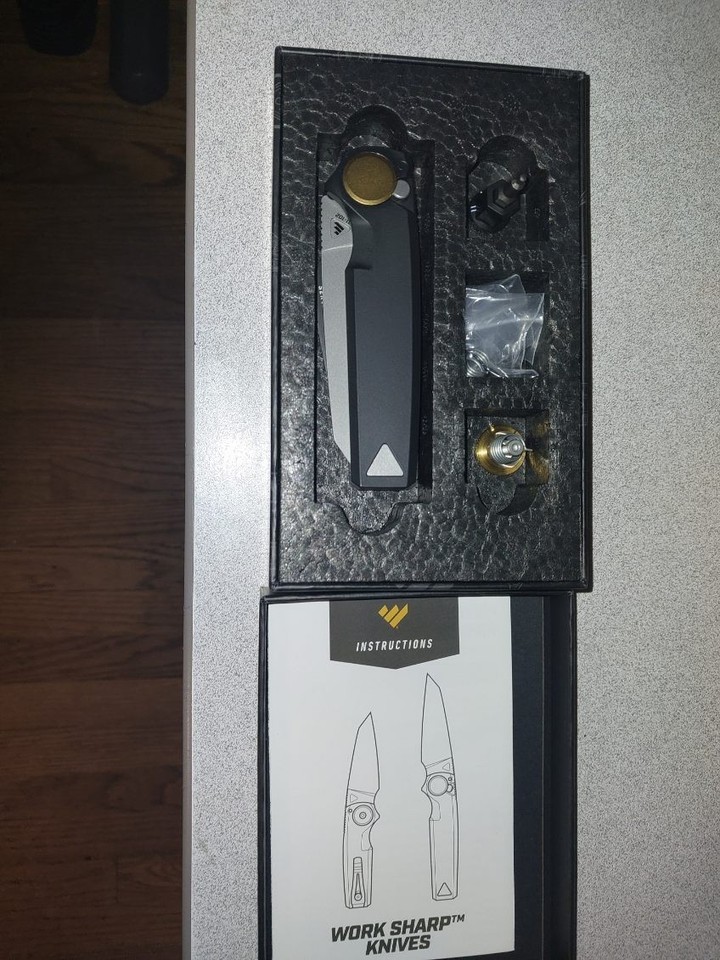 Worksharp WSFK01-102. Black, reverse tanto, 3v. Button Lock | eBay