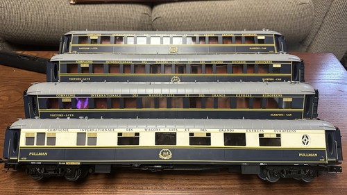 MTH 4-Car French/European O Scale Orient Express SNCF Passenger Set (20 ...