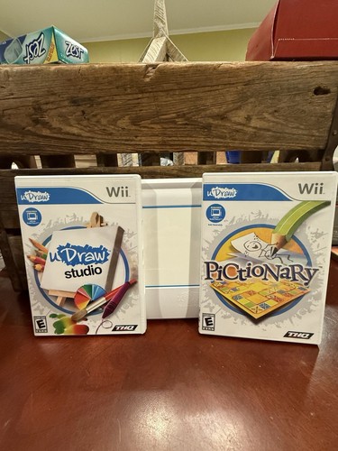 Nintendo Wii uDraw Game Tablet UDraw Studio Pictionary All Tested ...