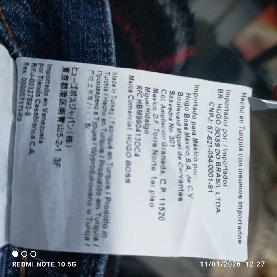 Hugo Boss KANSAS MACKENZIE Jeans Blue Regular Fit Straight Men's W32 ...