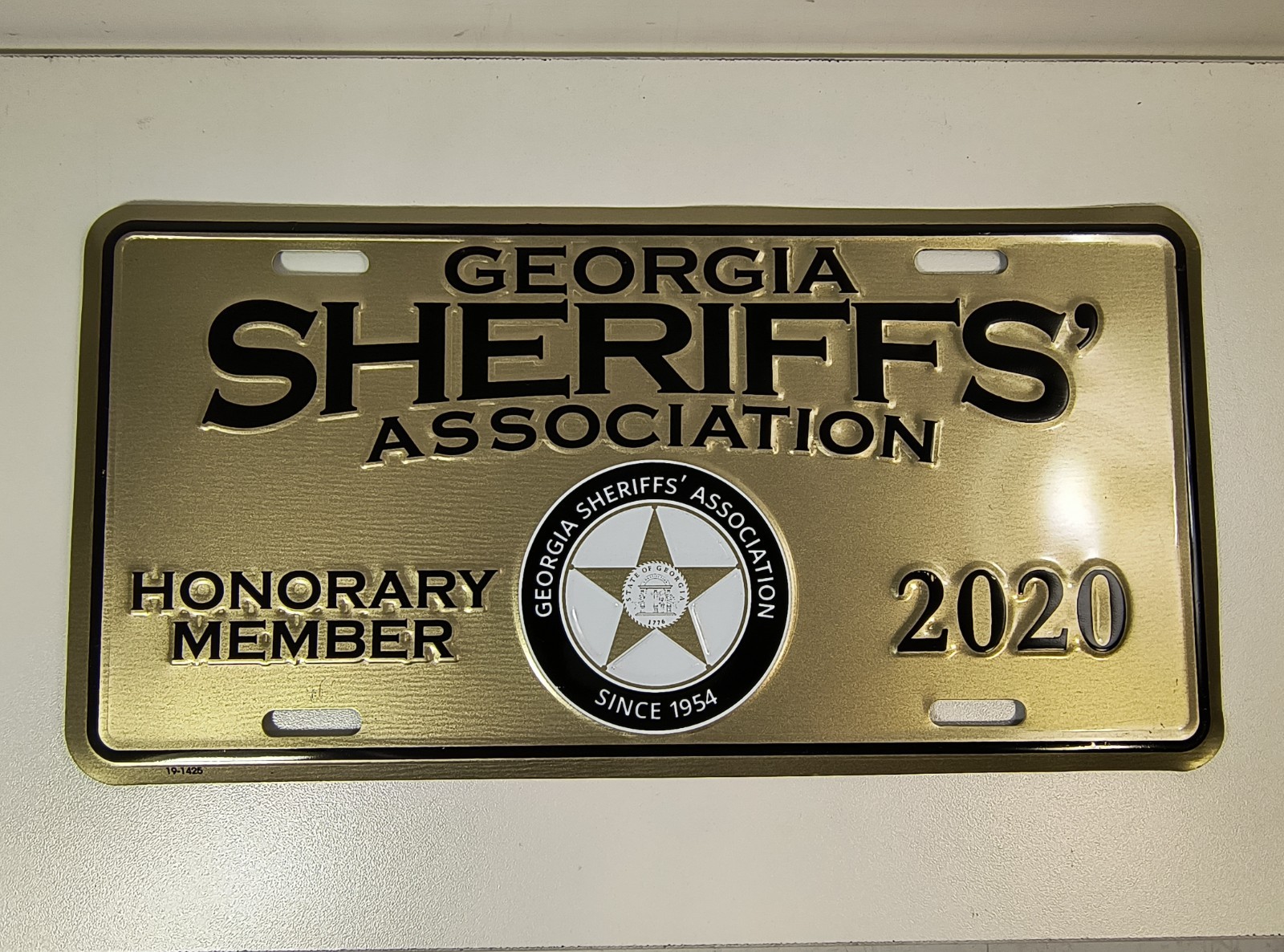 Georgia Sheriffs Association License Plate MANY DATES New / Mint GA | eBay