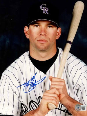 Todd Helton Autographed/Signed Colorado Rockies 8x10 Photo Beckett ...