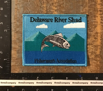Vtg Delaware River Shad Fisherman’s Association Sew-On Patch Fishing | eBay