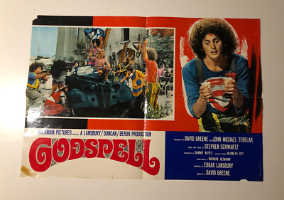 GODSPELL 1973 Original Italian Movie Poster 18 X 25.75 | eBay
