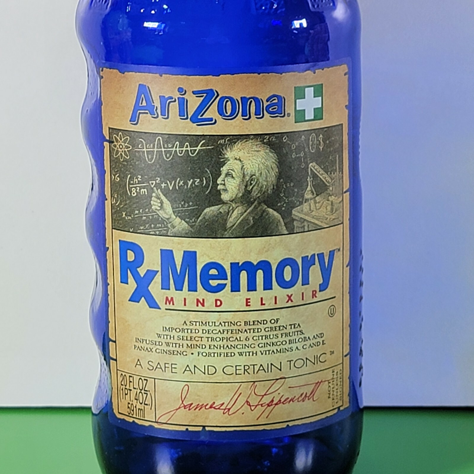 Vintage Bottle: ARIZONA RX MEMORY | 20 oz BLUE Glass Bottle | AriZona ...