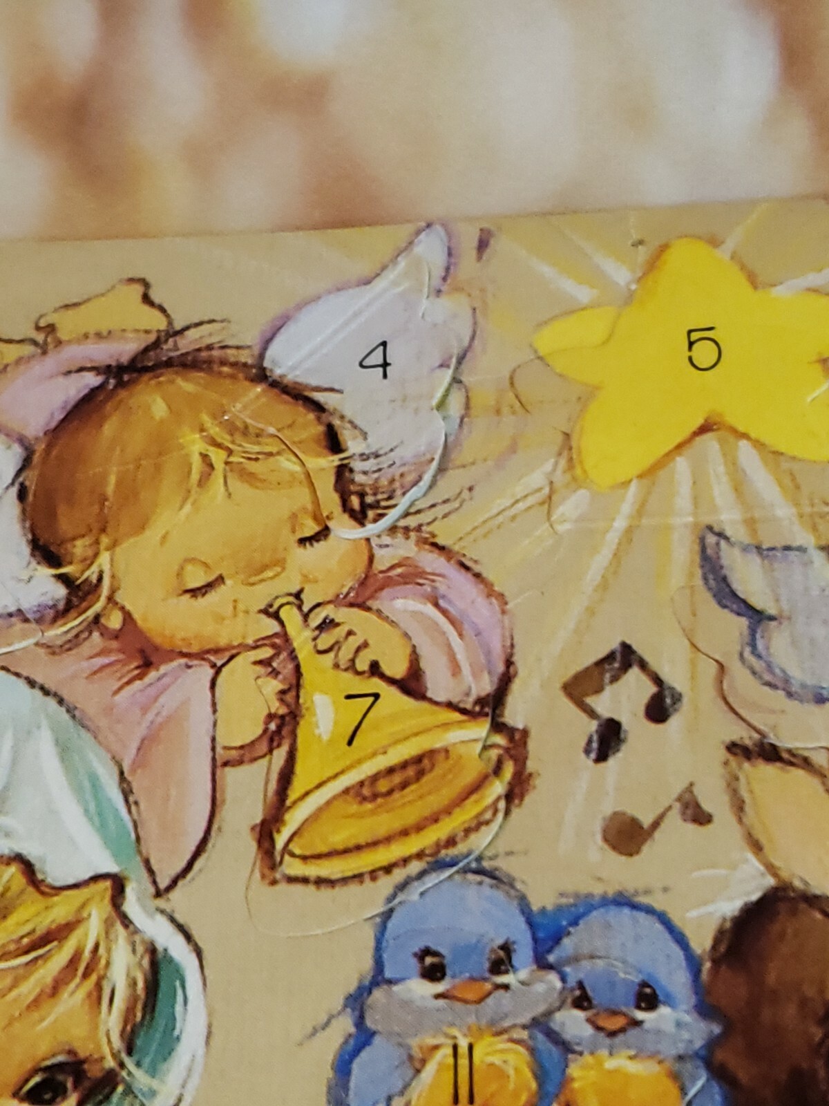 Elena Christmas Vtg Advent Calendar Urchins Nativity Manger American ...