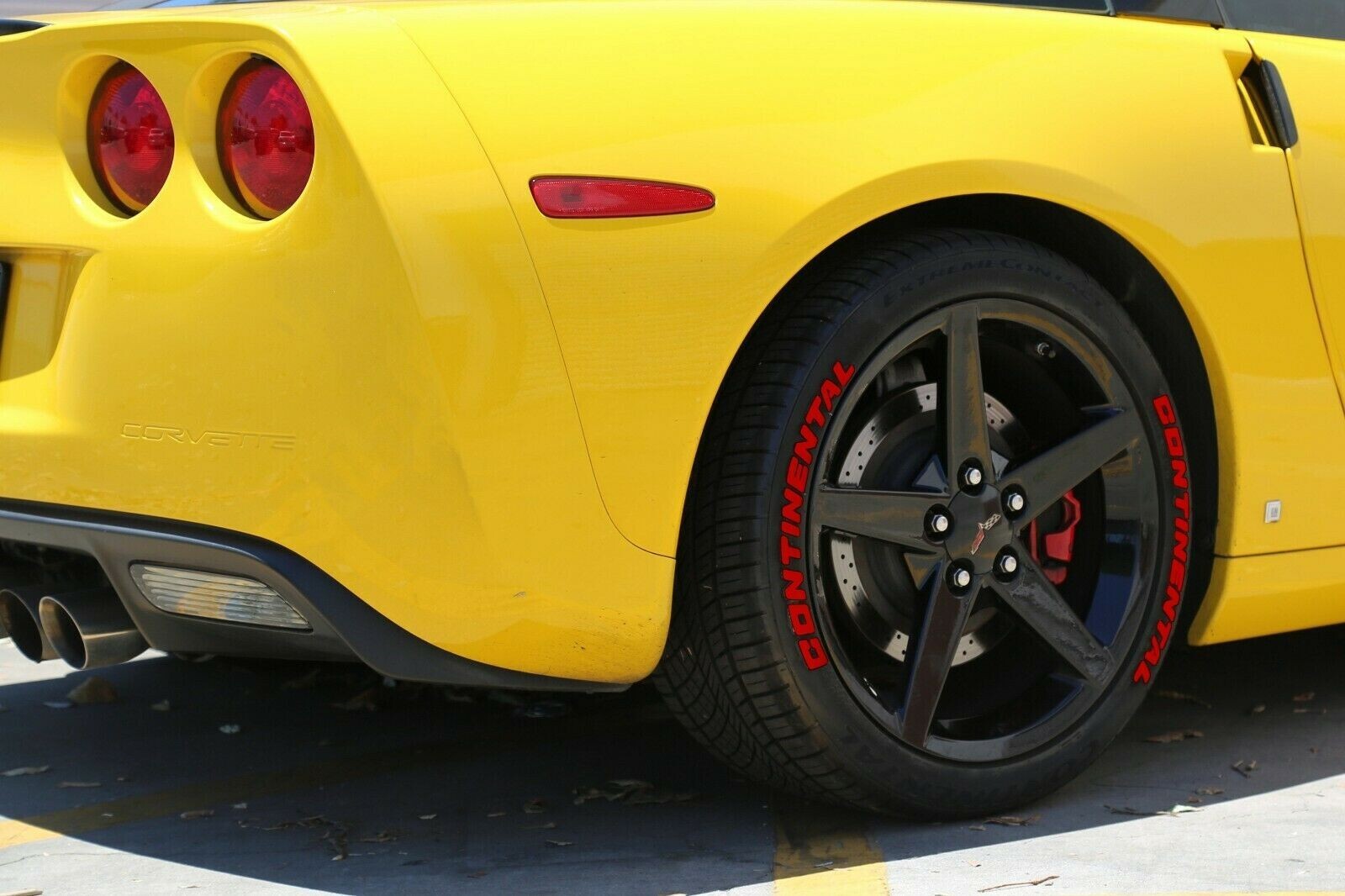 tire lettering sticker red continental 1,25" for 14"15"16"17"18"19"20 ...