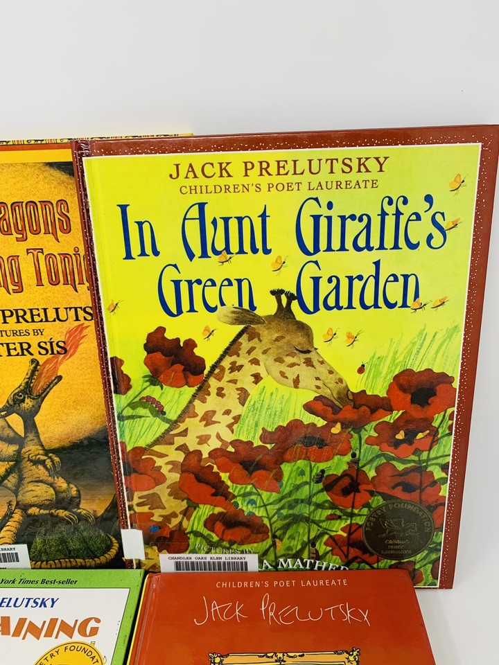 Lot of 5 Jack Prelutsky Illustrated Books Poems Animals Teacher ...