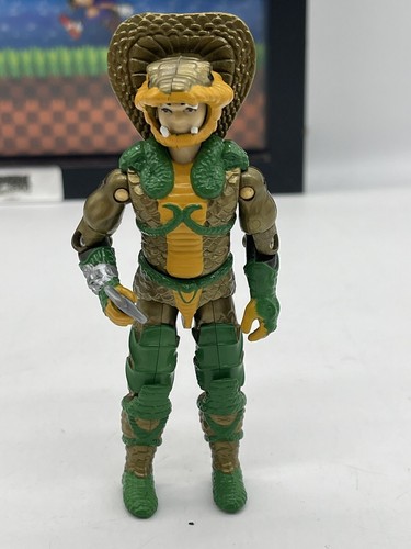 Vintage 1986 GI JOE Cobra Serpentor w/ Hood & Dagger! | eBay