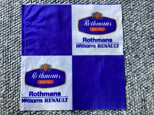 ROTHMANS WILLIAMS RENAULT ORIGINAL FLAG FORMULA ONE | eBay Australia