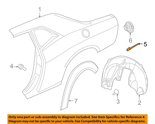 CHRYSLER OEM 05-23 300 Exterior Trim-Rocker Molding Rivet 6504737 | eBay