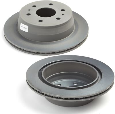 Pair Set of 2 Rear Brake Disc Rotors 345mm ACDelco GM OE For GMC Chevy3 ...