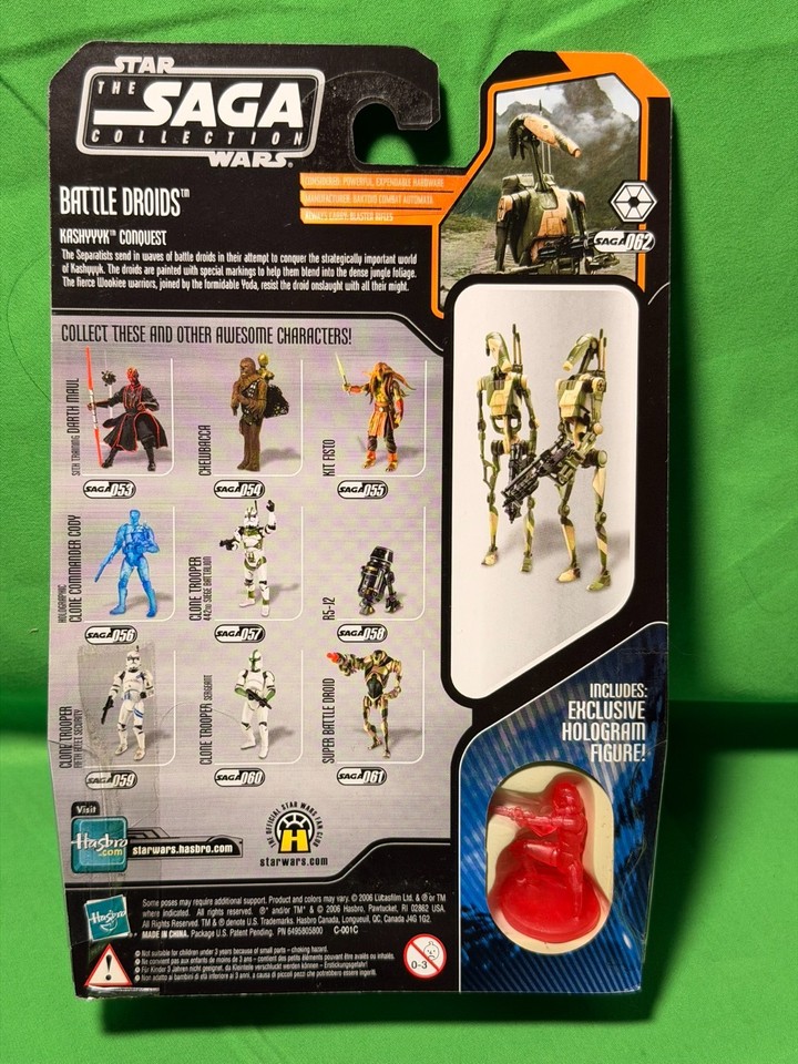 Star Wars The Saga Collection Battle Droid 2 Pack Action Figures 2006 Hasbro 062 | eBay