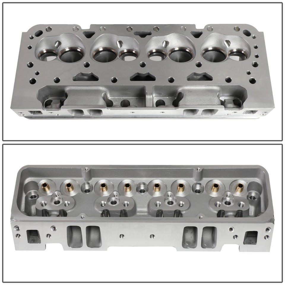 For SBC Small Block 327 350 Chevy Engine Aluminum Bare Cylinder Head ...